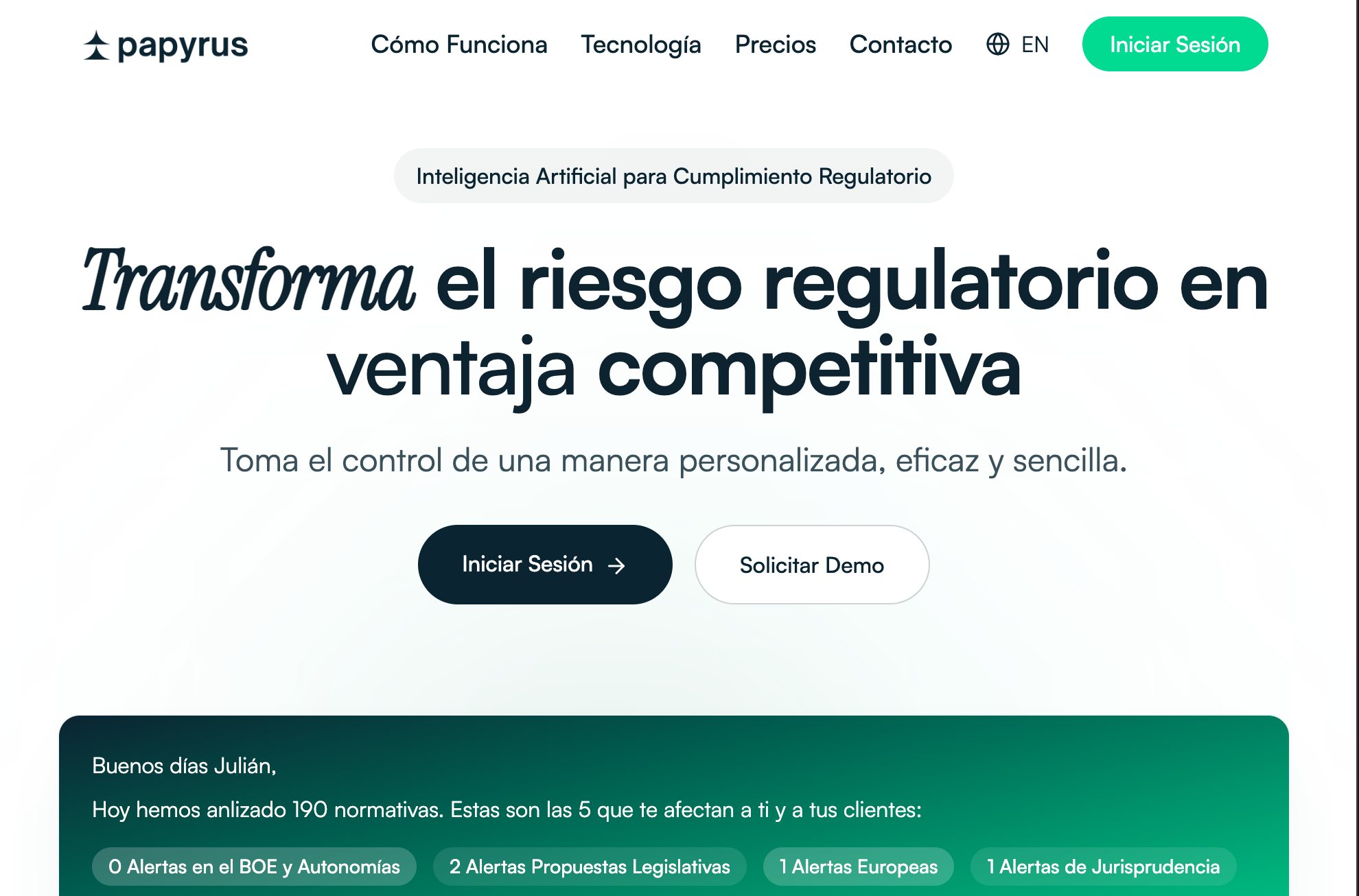 Papyrus AI - Inteligencia Artificial para Cumplimiento Normativo